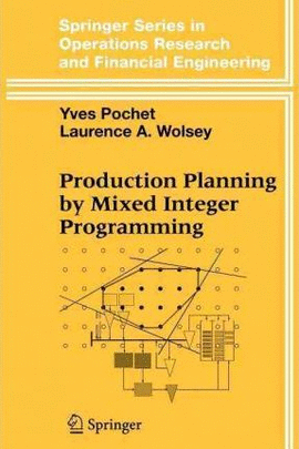 PRODUCTION PLANNING BY MIXED INTEGER PROGRAMMING - San Cristobal Libros SAC. Derechos Reservados