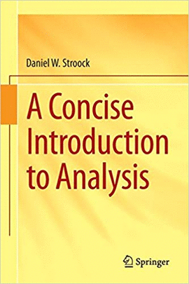 A CONCISE INTRODUCTION TO ANALYSIS - San Cristobal Libros SAC. Derechos ...