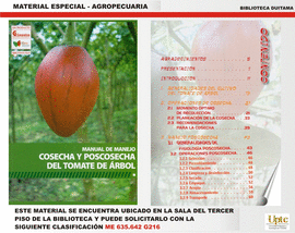 MANUAL DE MANEJO COSECHA Y POSCOSECHA DEL TOMATE DE ARBOL - San Cristobal Libros SAC. Derechos ...